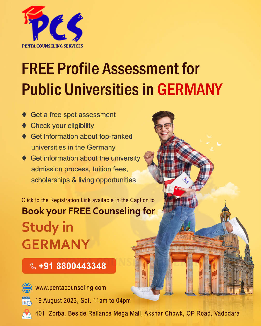 Free Profile Evaluation for Study in Germany in VADODARA